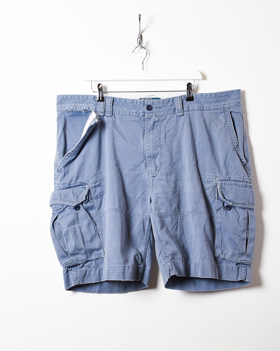 Vintage 90s Blue Polo Ralph Lauren Cargo Shorts - W44 Cotton – Domno Vintage