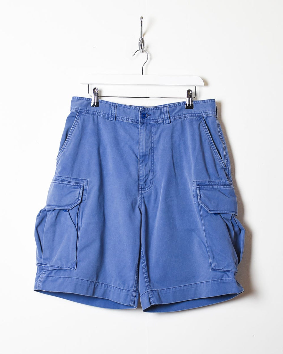Vintage 90s Navy Polo Ralph Lauren Cargo Shorts - W34 Cotton – Domno Vintage
