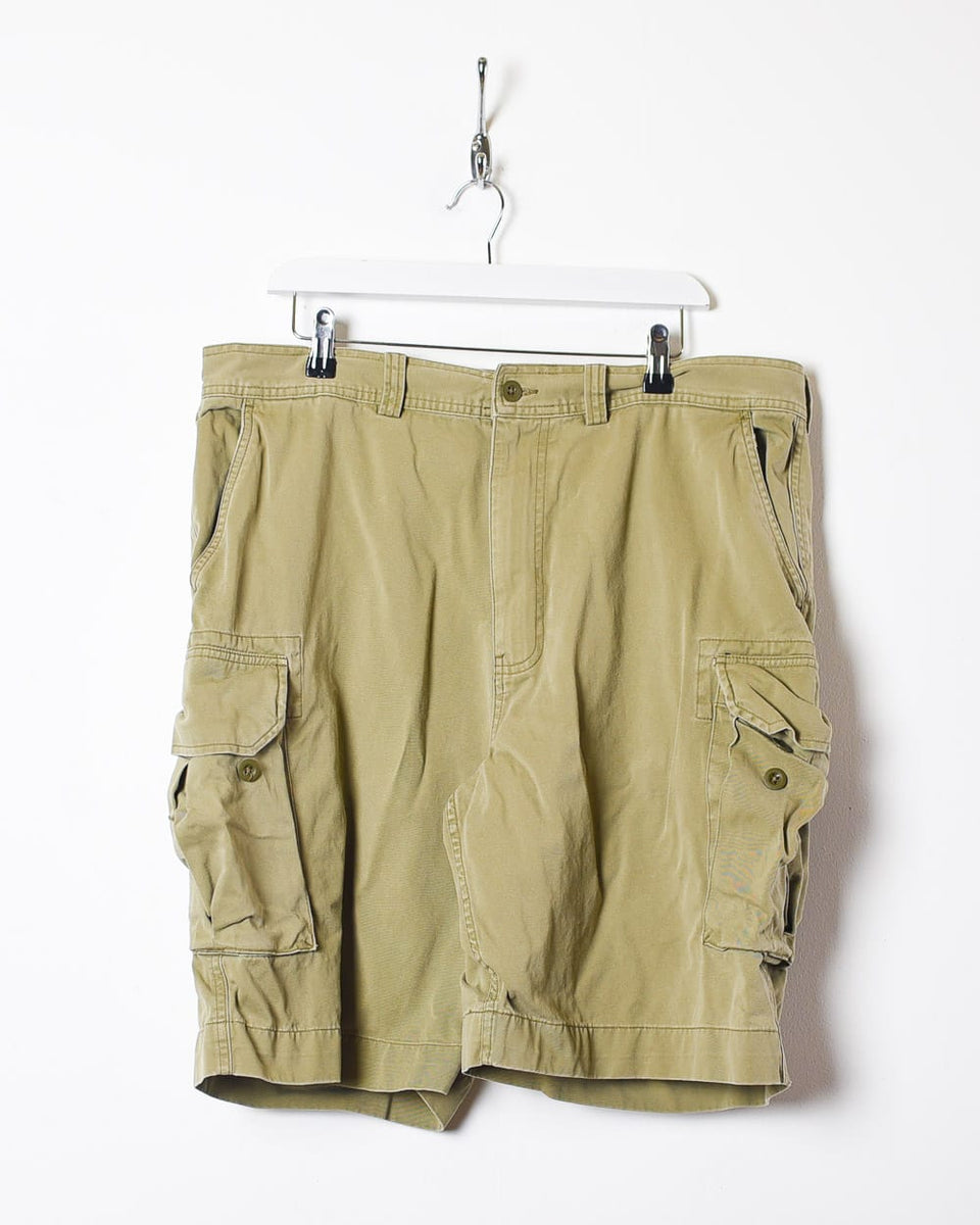 Vintage 90s Neutral Polo Ralph Lauren Cargo Shorts - W38 Cotton – Domno Vintage