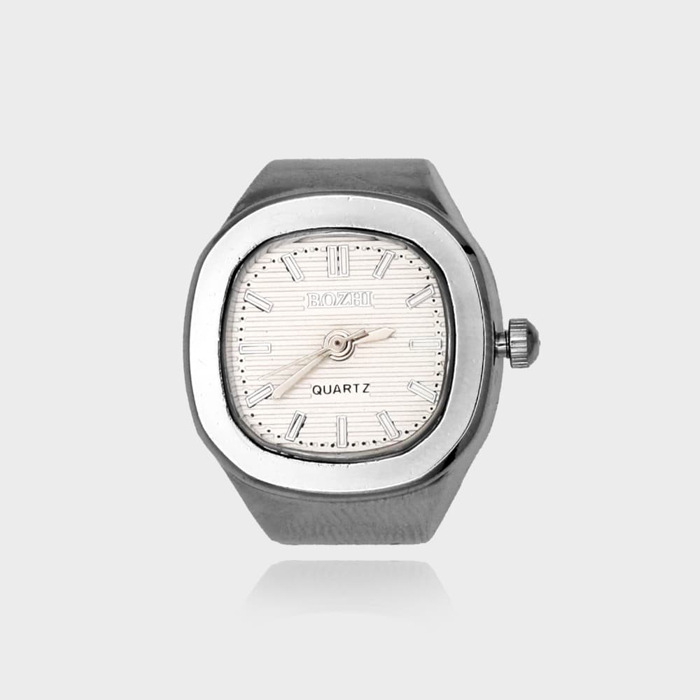 Mono Watch Ring | Functional Clock | Streetwear Aesthetic – Domno Vintage