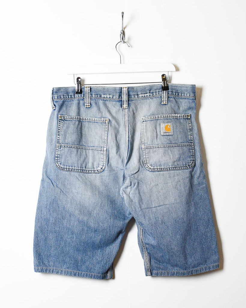 Vintage 90s Blue Carhartt Jean Shorts - W38 Cotton– Domno Vintage