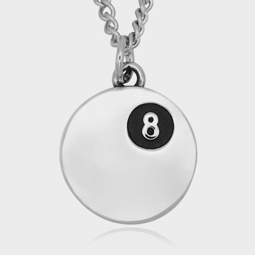 Minimal 8 Ball Pendant | Streetwear Lowkey Aesthetic | – Domno Vintage